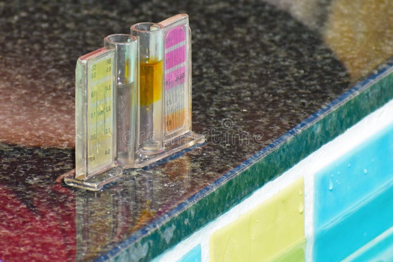 Technical Inspection of Water in Pool Stock Photo - Image of analysis ...