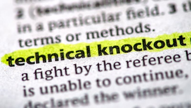 Technical knockout stock image. Image of define, punch - 273467999