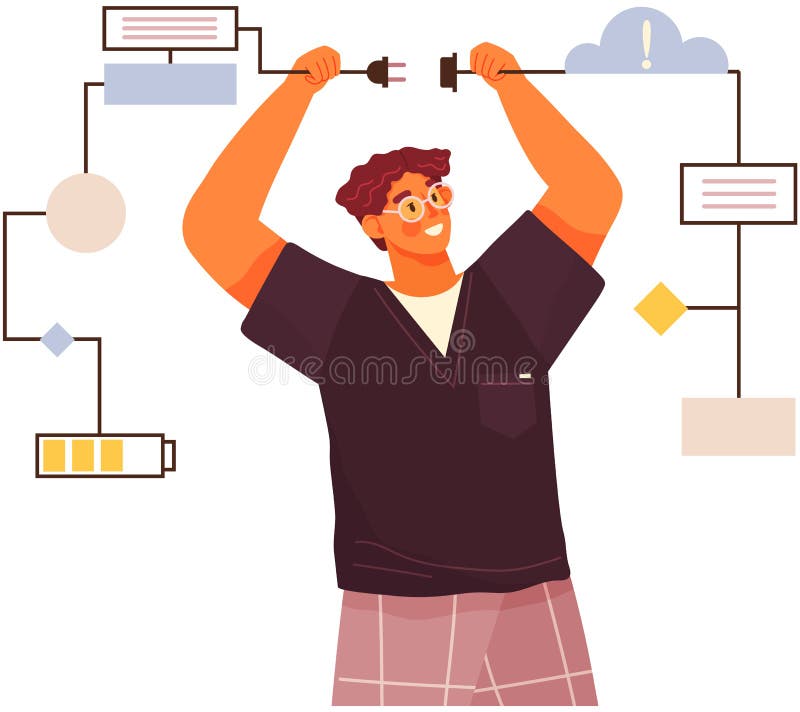 Man with Logical, Technical, Structural Thinking. Different Mental Mindset Types or Models Stock ...