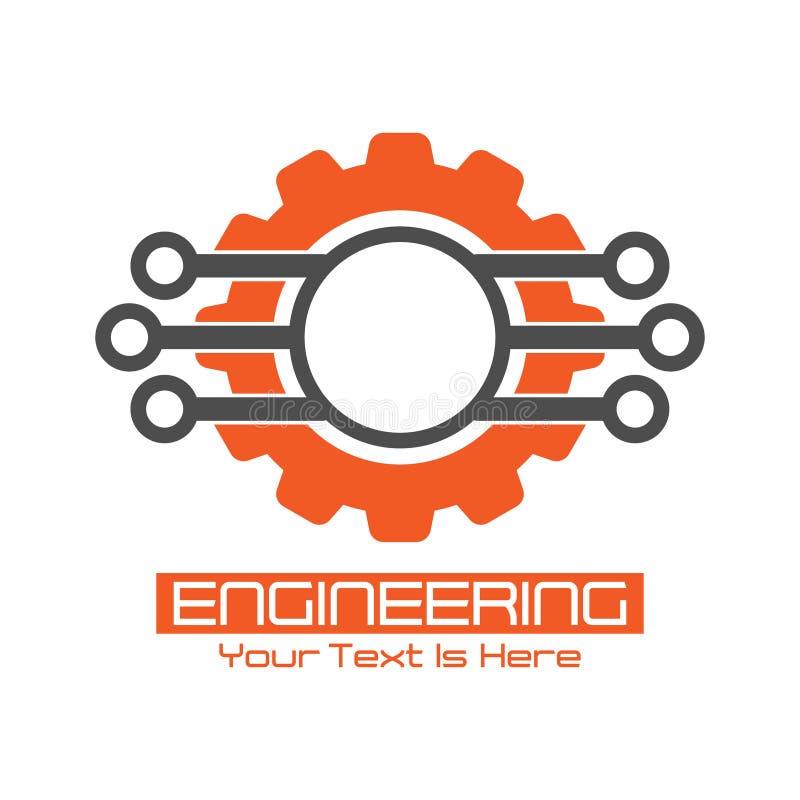 ENGINEERING. Technical Color Logo Stock Vector - Illustration of ...