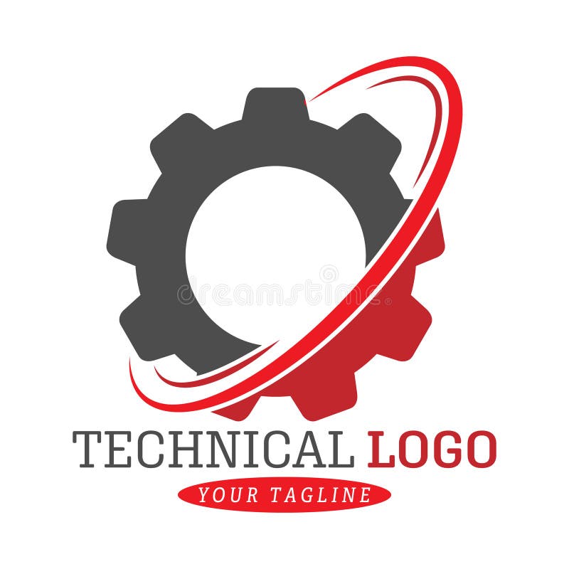 ENGINEERING. Technical Color Logo Stock Vector - Illustration of ...