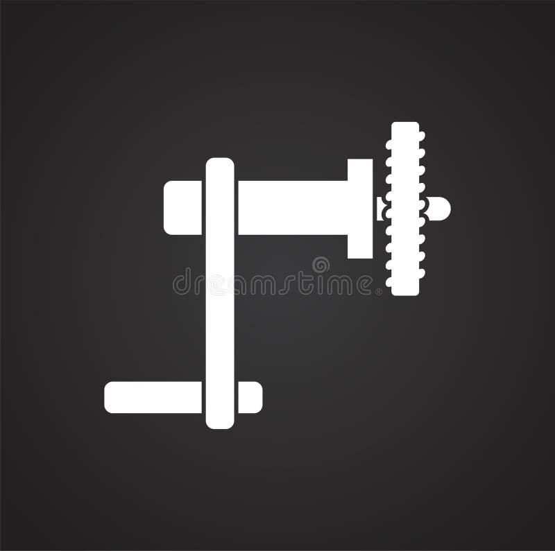 Technical Mechanisms Icon on Background for Graphic and Web Design ...