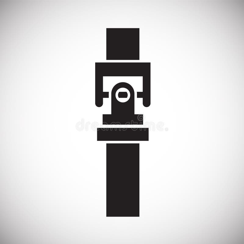 Technical Mechanisms Icon on Background for Graphic and Web Design ...