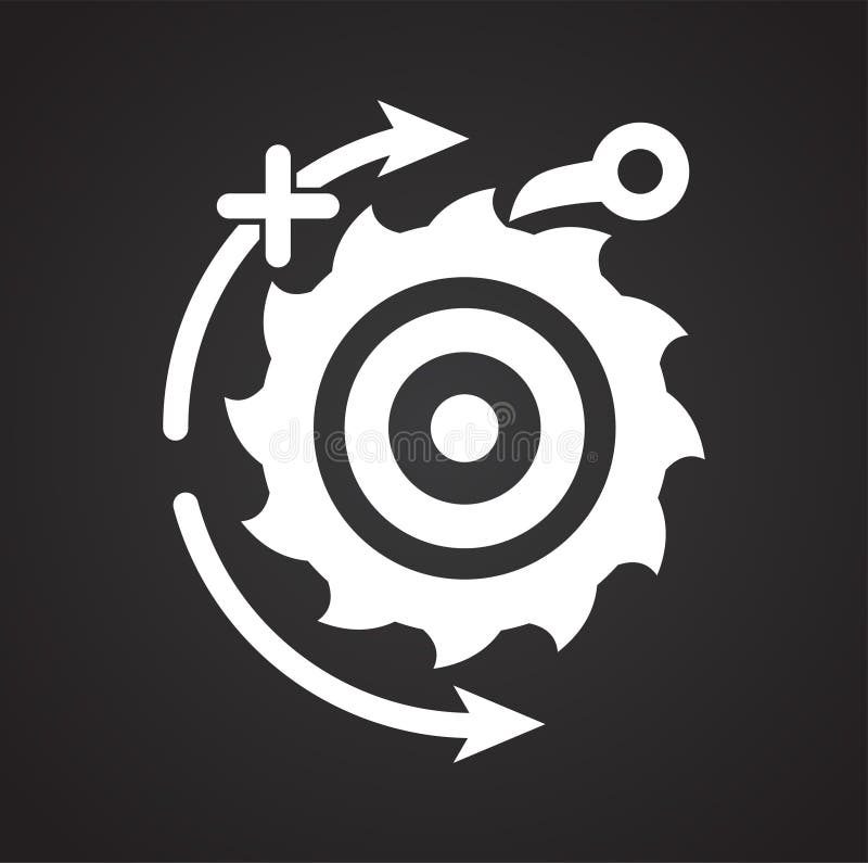 Technical Mechanisms Icon on Background for Graphic and Web Design ...