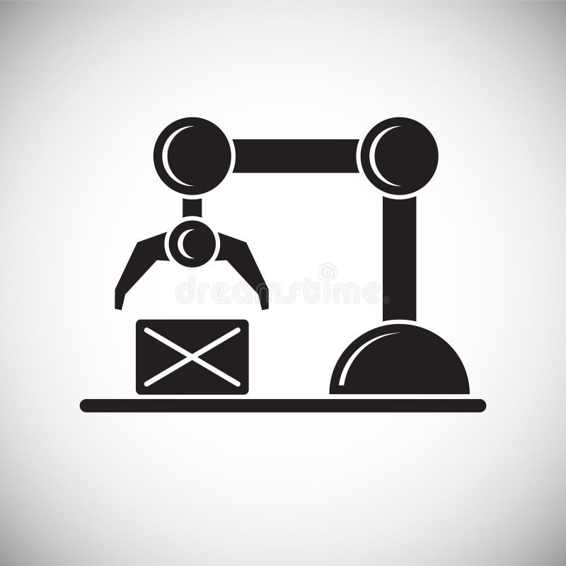 Technical Mechanisms Icon on Background for Graphic and Web Design ...