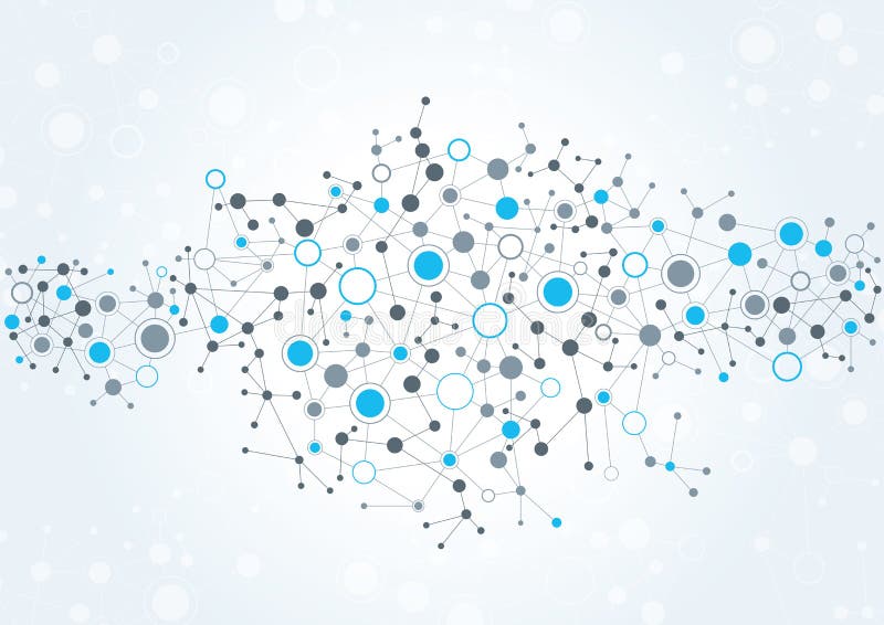 Abstract network design stock vector. Illustration of orange - 45420426