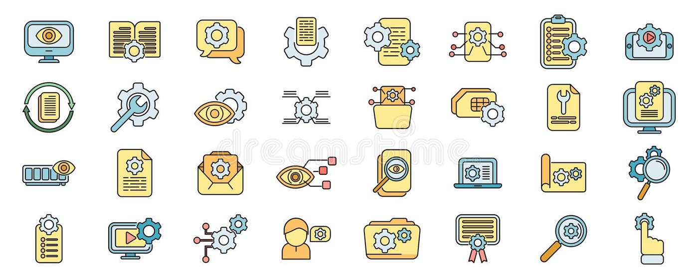 Overview Icons Stock Illustrations – 1,707 Overview Icons Stock ...