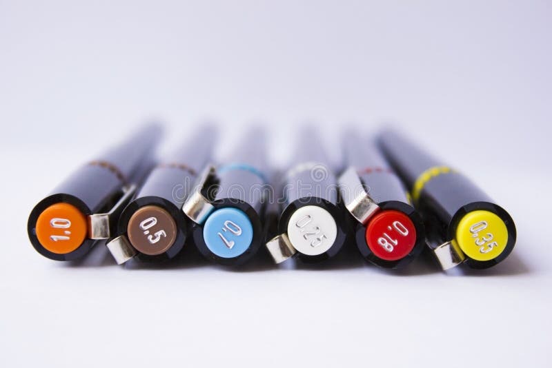 Technical pens stock image. Image of digital, gray, equipment - 36860811