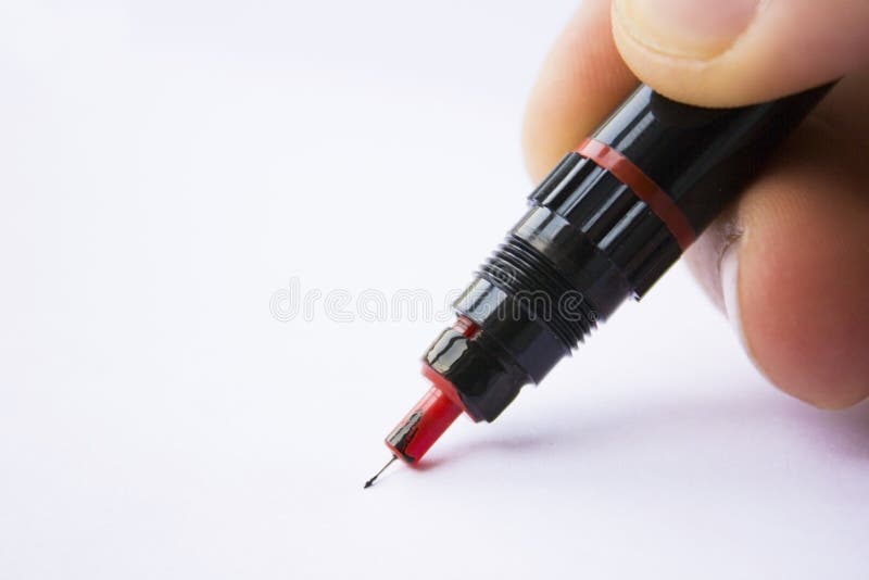 Technical pens stock photo. Image of artist, illustrate - 36860824