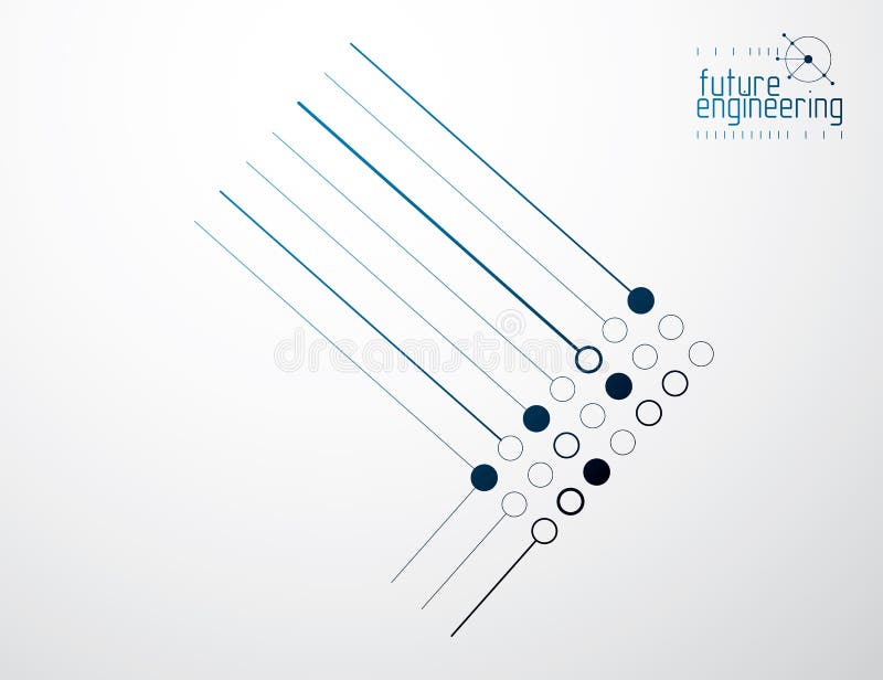 Technical Plan, Abstract Engineering Draft for Use in Graphic an Stock ...