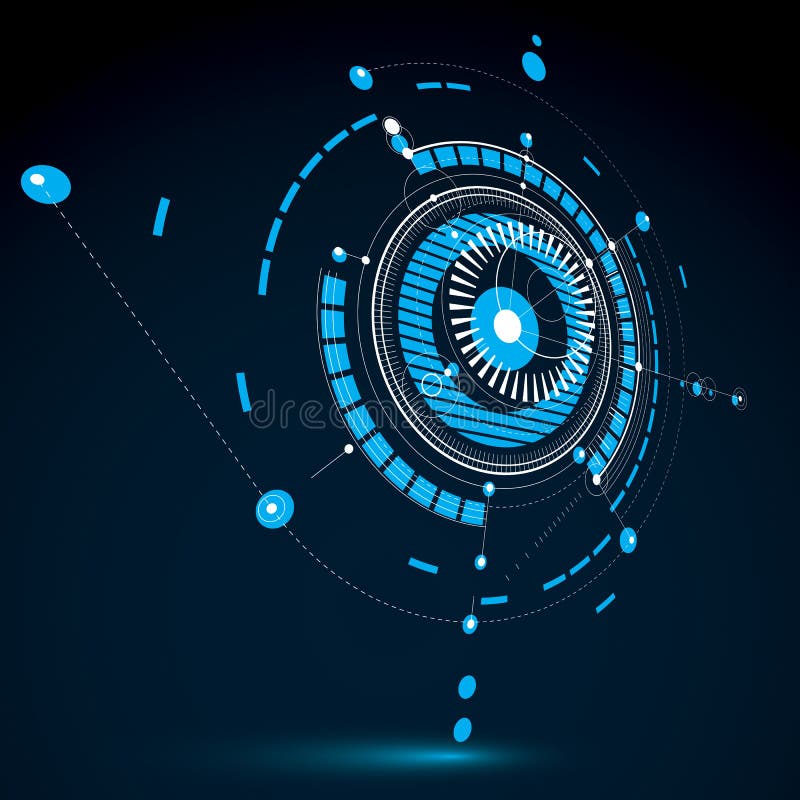 Technical Plan, Blue Abstract Engineering Draft for Use in Graph Stock ...