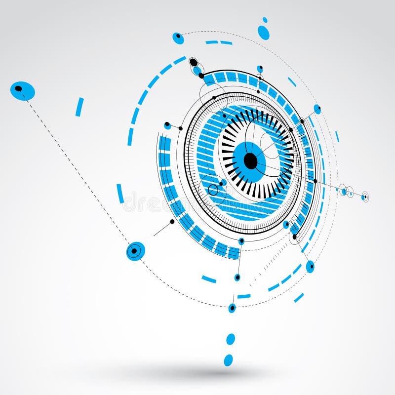 Technical Plan, Blue Abstract Engineering Draft for Use in Graphic and ...