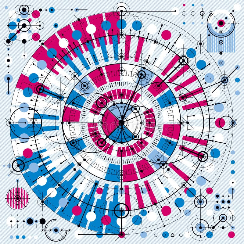 Technical Plan, Engineering Draft. Vector Drawing of Industrial Stock ...
