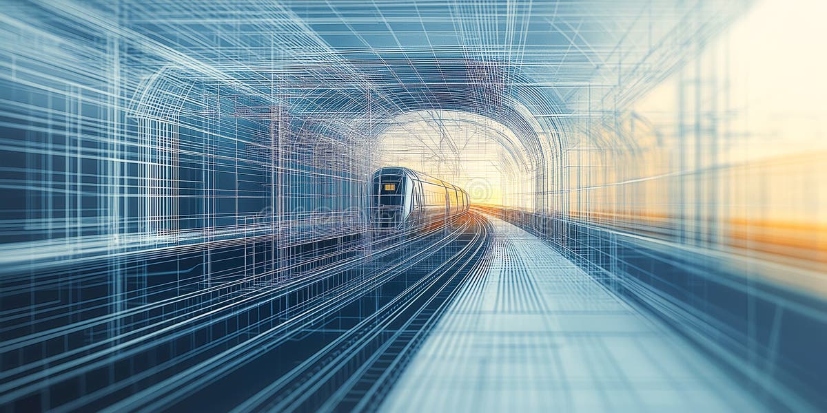 Technical Drawing Rail Stock Illustrations – 147 Technical Drawing Rail ...