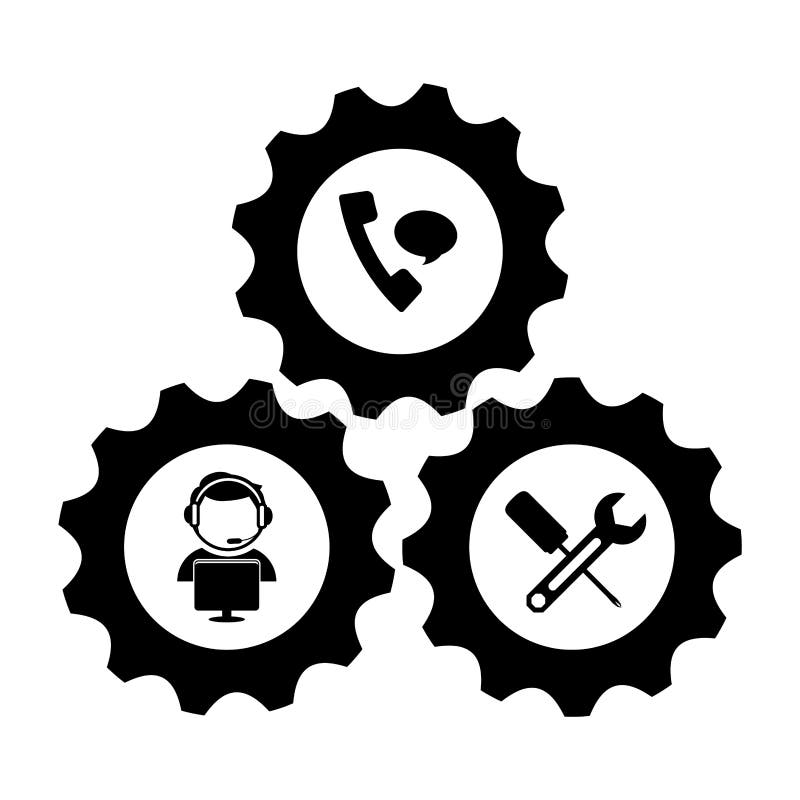 Technical Repair of Computer Icon Image Stock Illustration ...