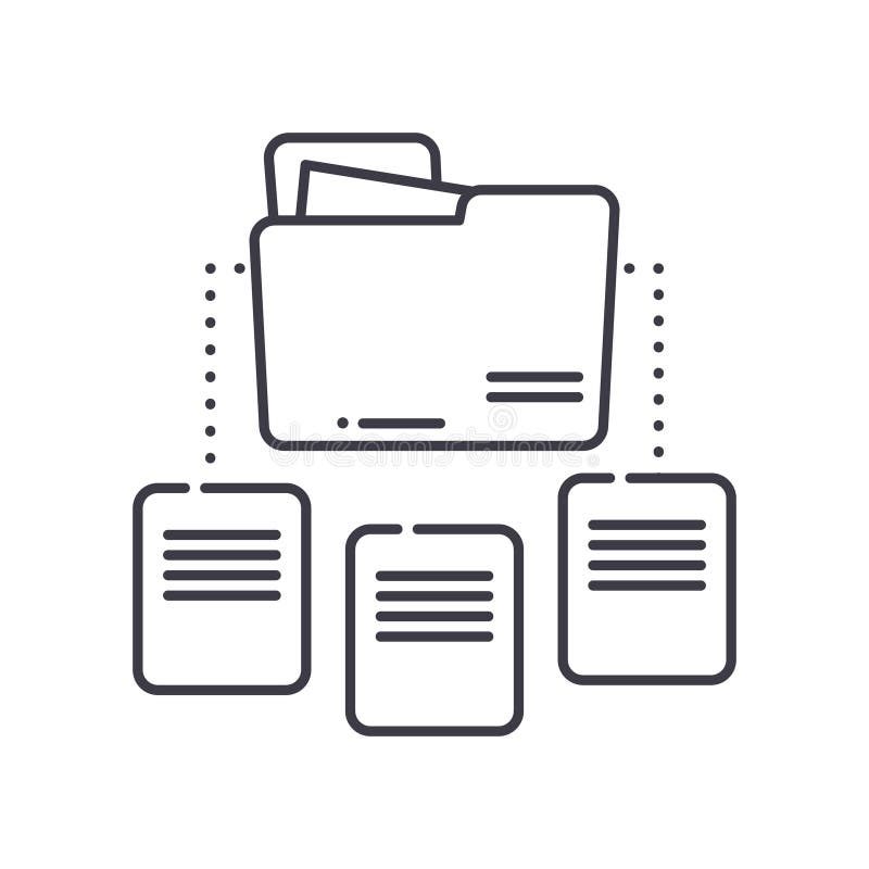 Technical Research Icon, Linear Isolated Illustration, Thin Line Vector ...