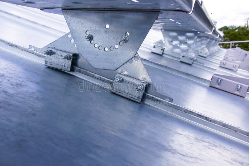 Technical Roof Tracks and Steps Stock Image - Image of tracks ...