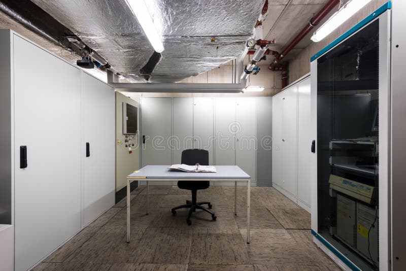 Technical Room with Electronic Equipment Stock Photo - Image of energy ...