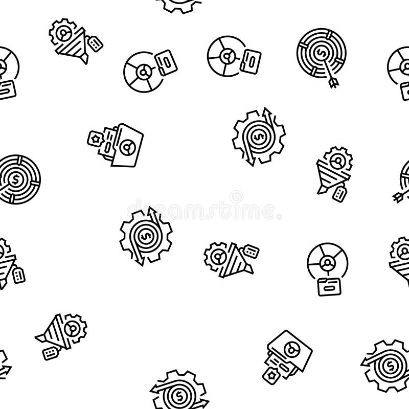 Technical Sales Engineer Service Seamless Pattern Vector Stock ...