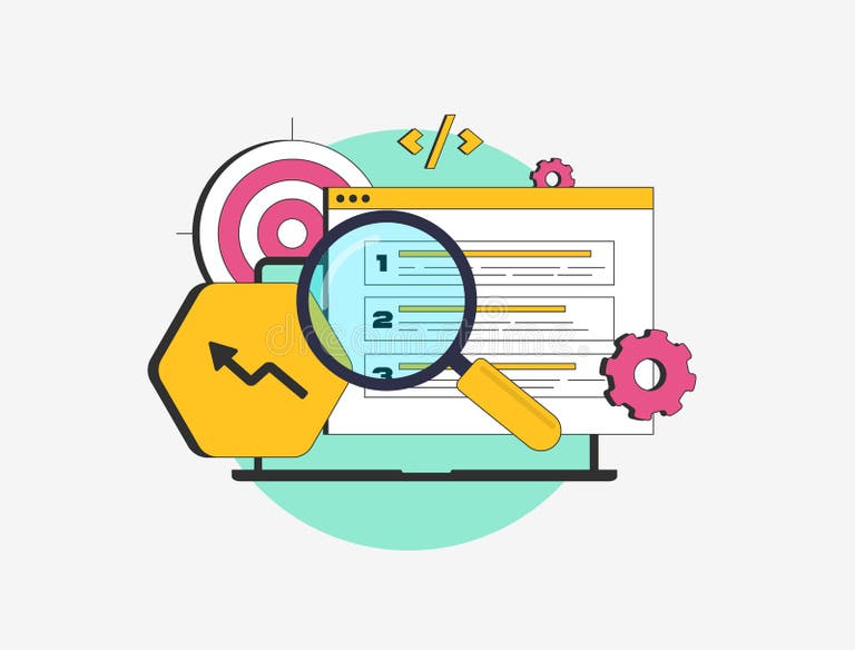 Technical SEO Concept. Seo Marketing Strategy with Optimization ...