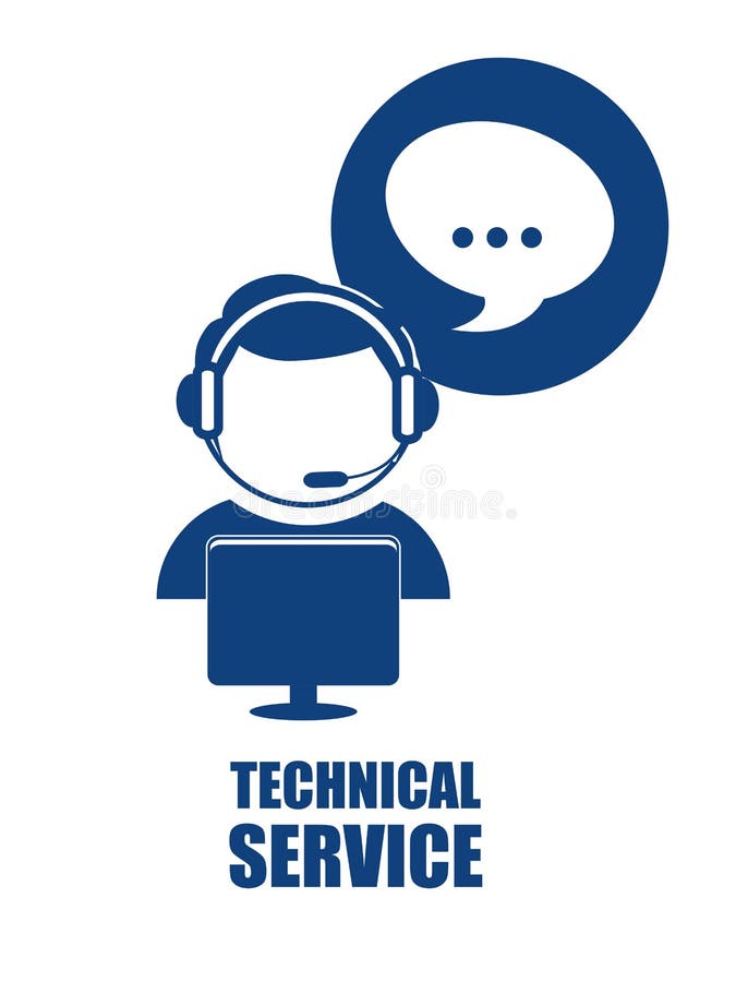 Technical service design stock vector. Illustration of people - 59043020