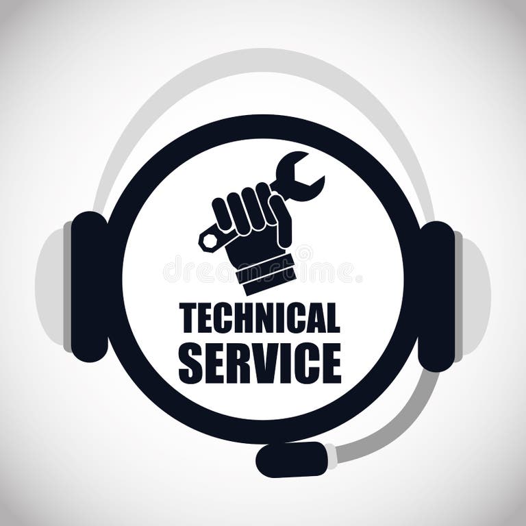 Technical service design stock vector. Illustration of consultation ...