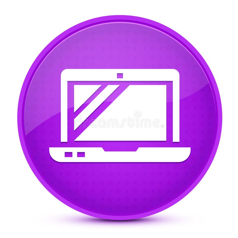 Technical Skill Aesthetic Glossy Purple Round Button Abstract Stock ...