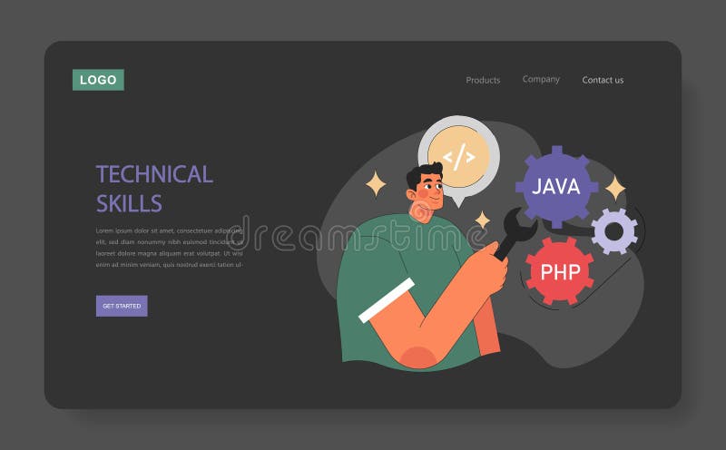 Technical Skills. stock vector. Illustration of skills - 309097472