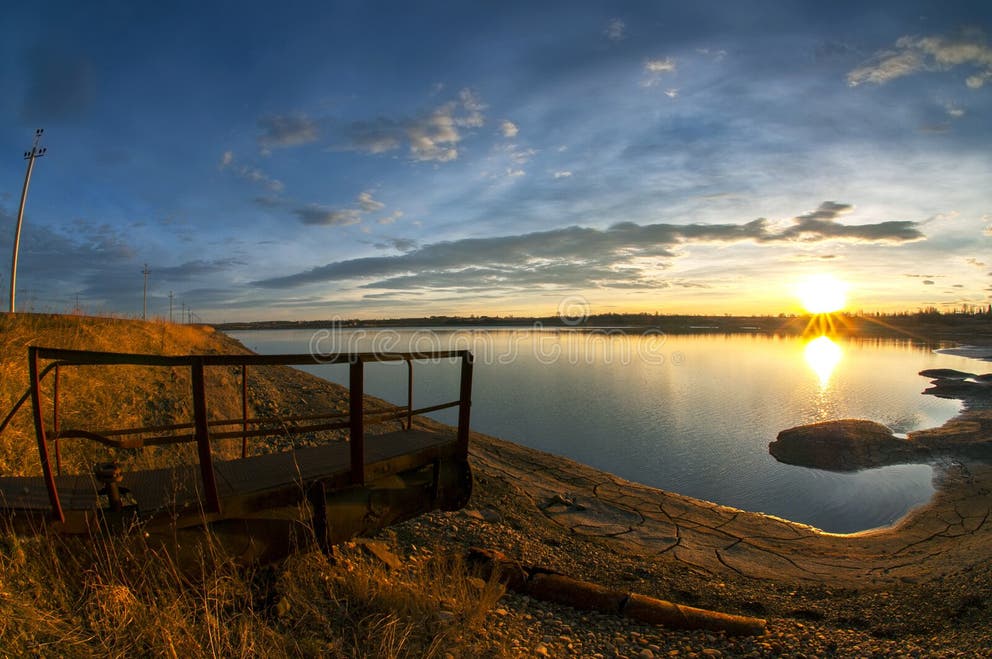 Technical Structures Around the Reservoir are Ready for Operation Stock ...