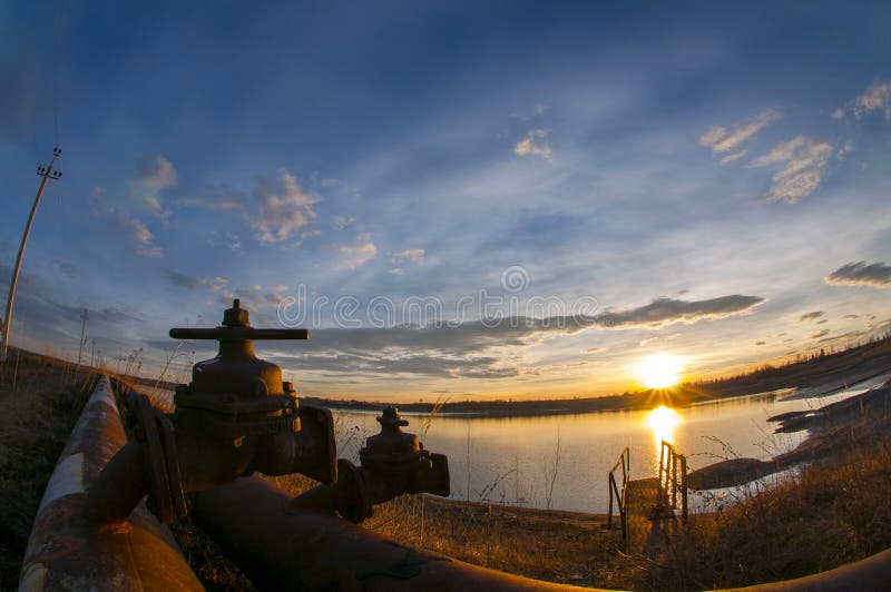 Technical Structures Around the Reservoir are Ready for Operation Stock ...