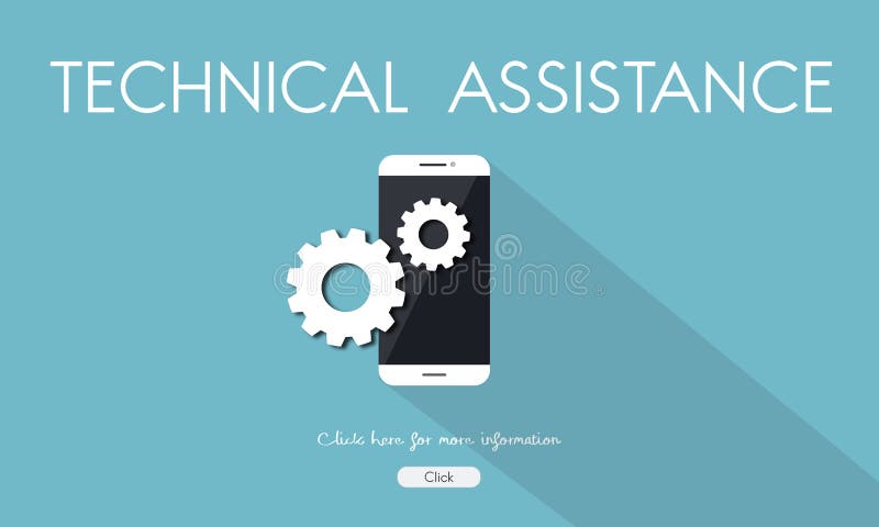 Technical Support Assistance Repair Concept Stock Illustration ...