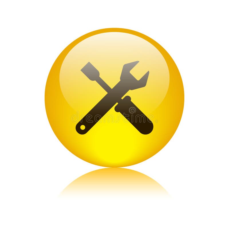 Technical support button stock illustration. Illustration of computer ...