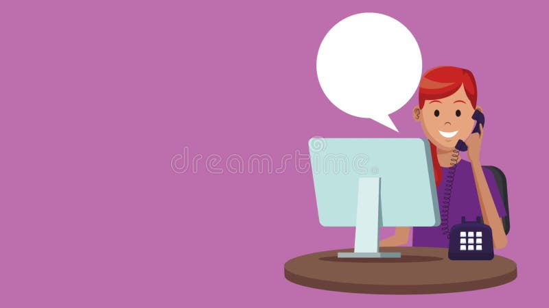 Technical Support and Call Center Service HD Animation Stock Footage ...