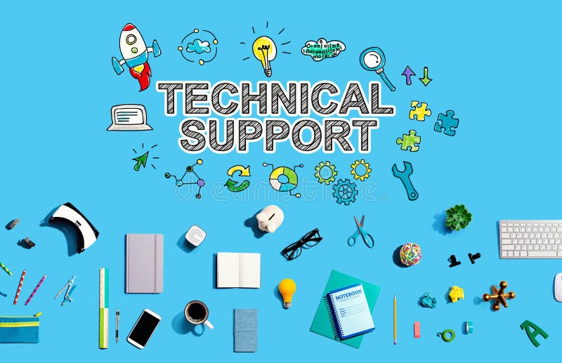 Technical Support with Electronic Gadgets and Office Supplies Stock ...
