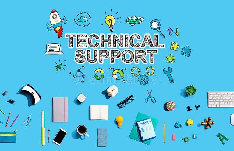 Technical Support with Electronic Gadgets and Office Supplies Stock ...