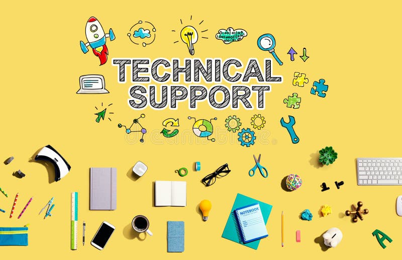 Technical Support with Electronic Gadgets and Office Supplies Stock ...