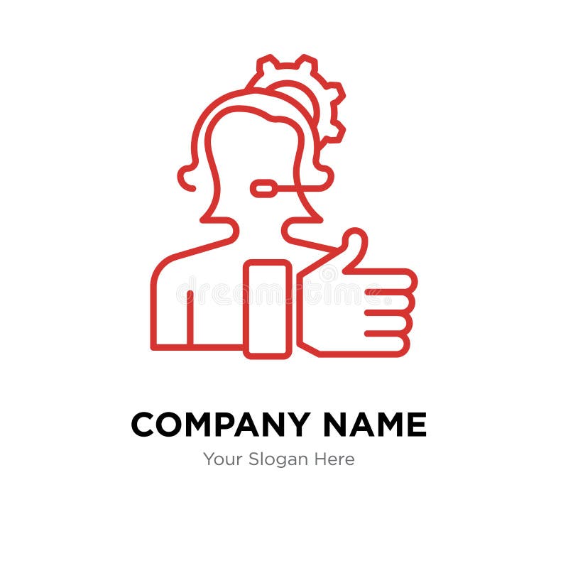 Technical Support Company Logo Design Stock Vector - Illustration of ...