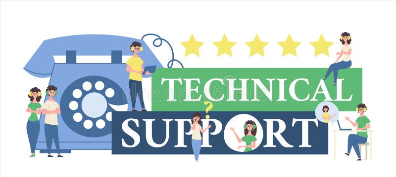 Technical Support Concept stock vector. Illustration of symbol - 245376467