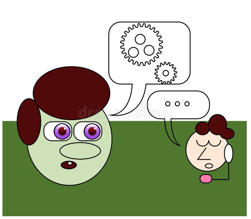 Technical Support Concept Client Asking Question To Tech Support Stock ...