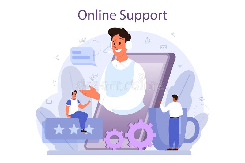 Technical Support Concept. Idea of Customer Service Stock Vector ...