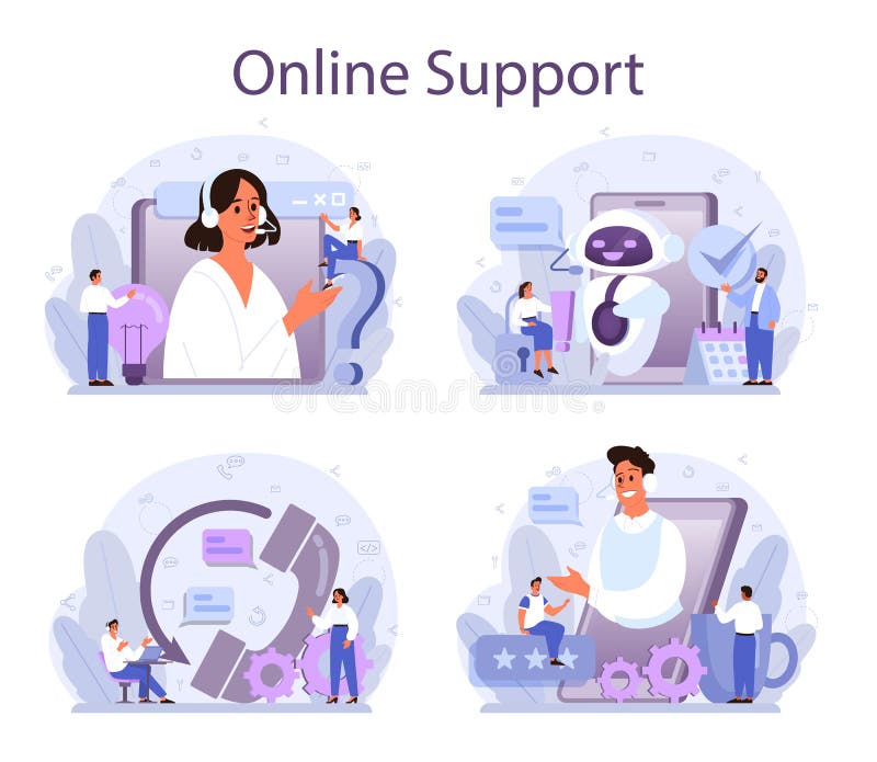 Support Concept. Character Help Each Other in Solving Problems Stock ...