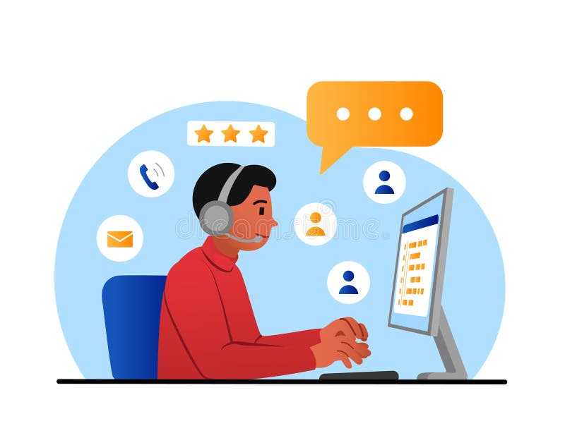 Technical support concept stock vector. Illustration of network - 245677573