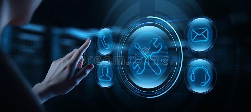 Technical Support Customer Service Business Internet Concept Stock ...