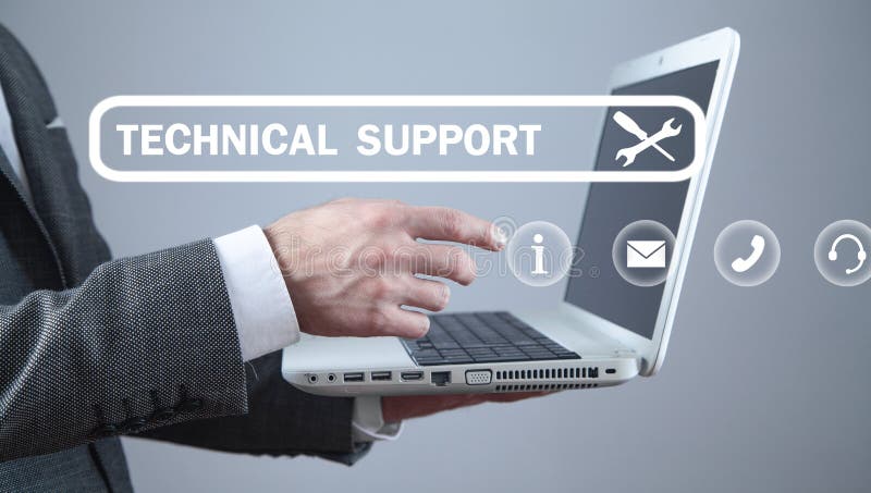 Technical Support. Customer Service. Business Stock Image - Image of ...