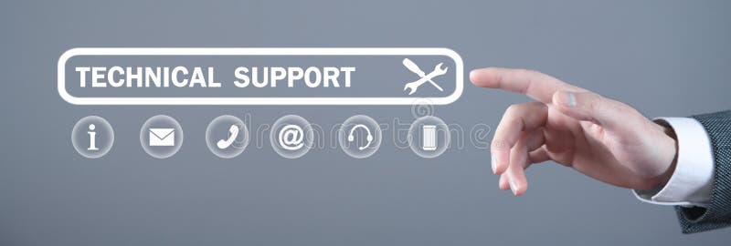 Technical Support. Customer Service. Business Stock Photo - Image of ...