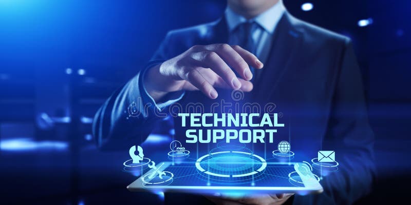 Technical Support Customer Service Business Technology Concept Stock ...