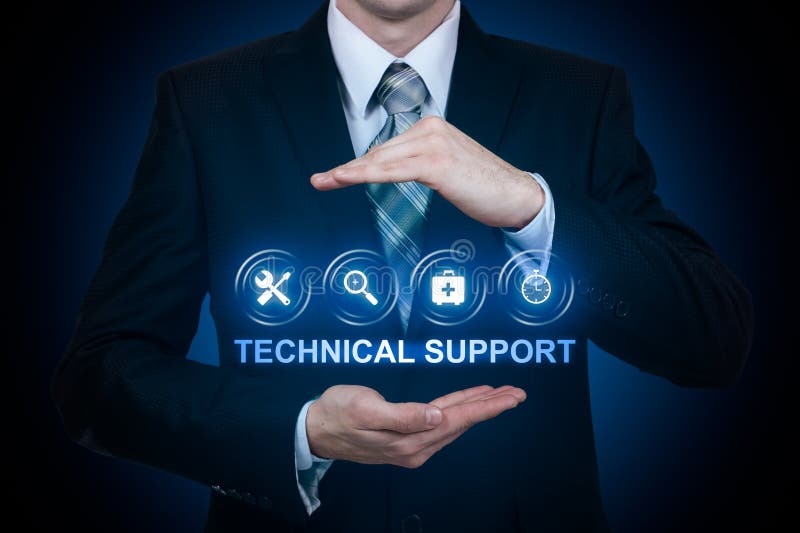 Technical Support Customer Service Business Technology Internet Concept ...