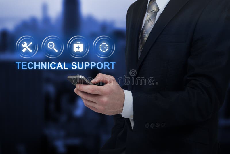 Technical Support Customer Service Business Technology Internet Concept ...