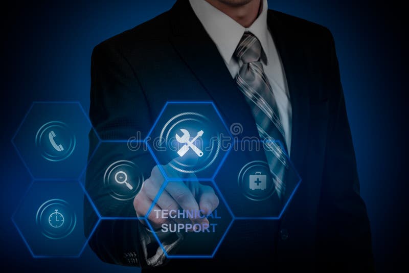 Technical Support Customer Service Business Technology Internet Concept ...
