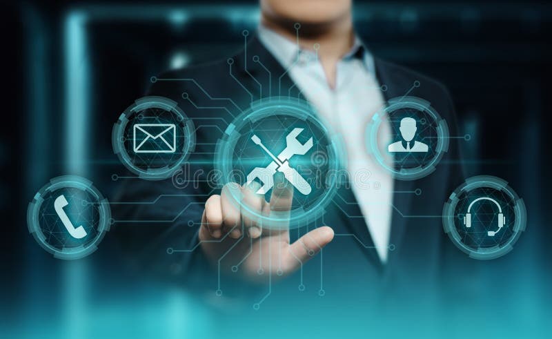 Technical Support Customer Service Business Technology Internet Concept ...